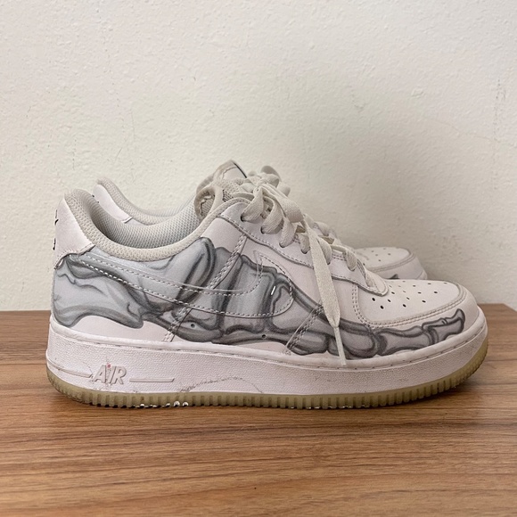 Nike | Shoes | Nike Af Air Force 1 Low Limited Edition 218 Skeleton Qs ...